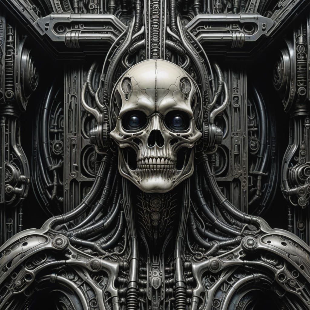 Biomechanics by H.R. Giger - Mechanical Forms in Dark Surre...