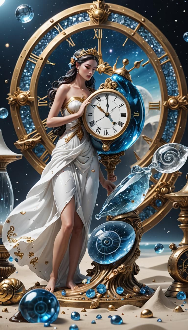 goddess of time - AI Generated Artwork - NightCafe Creator