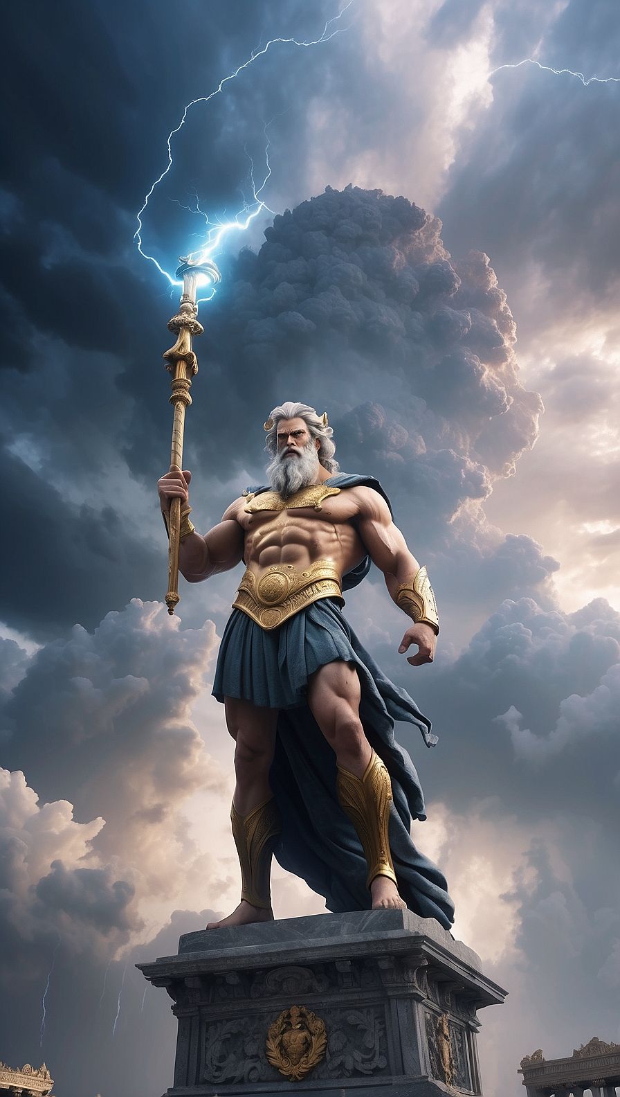Zeus - Jupiter - AI Generated Artwork - NightCafe Creator