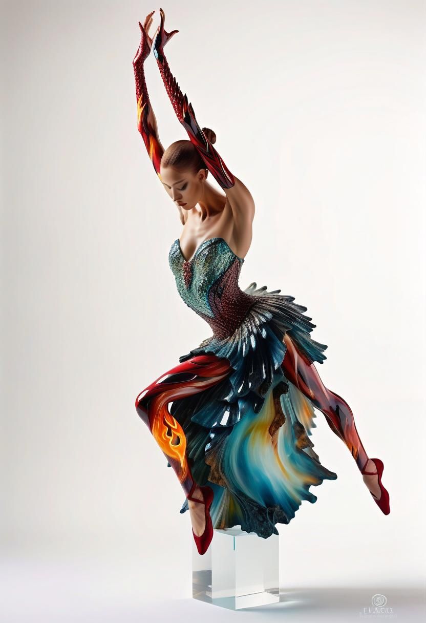 Dripping dancer - Surrealist Ballerina Transcends Impossibl...