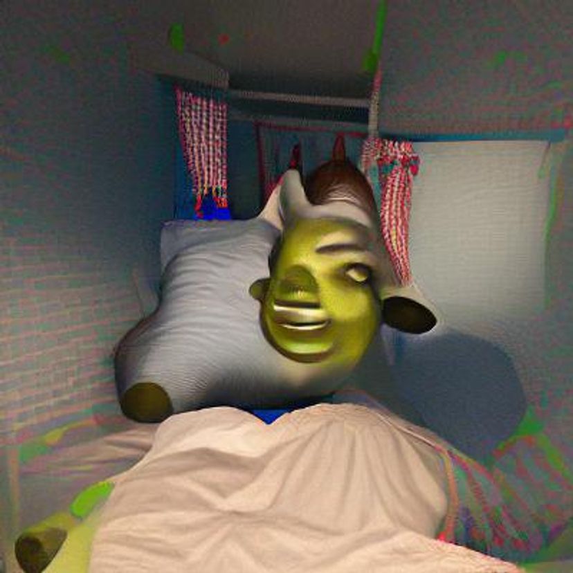 shrek is your sleep paralysis demon - AI Generated Artwork - NightCafe ...