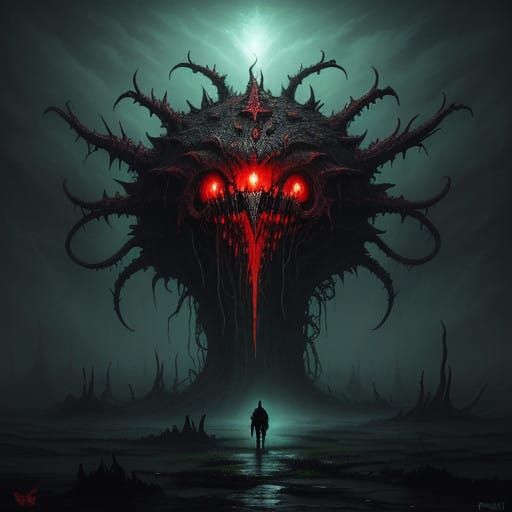 Alien carnivorous plant hybrid - Fearsome Alien Carnivorous ...