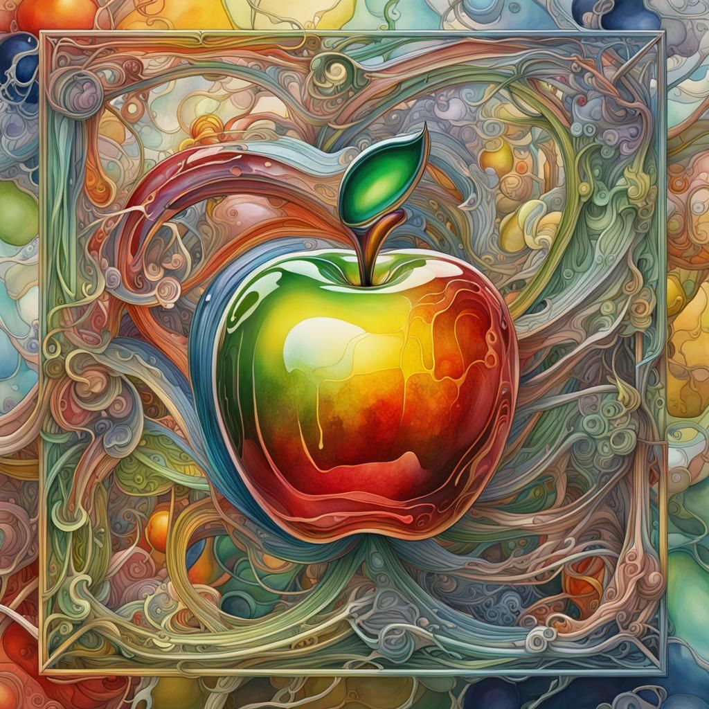 Apple Tile - AI Generated Artwork - NightCafe Creator