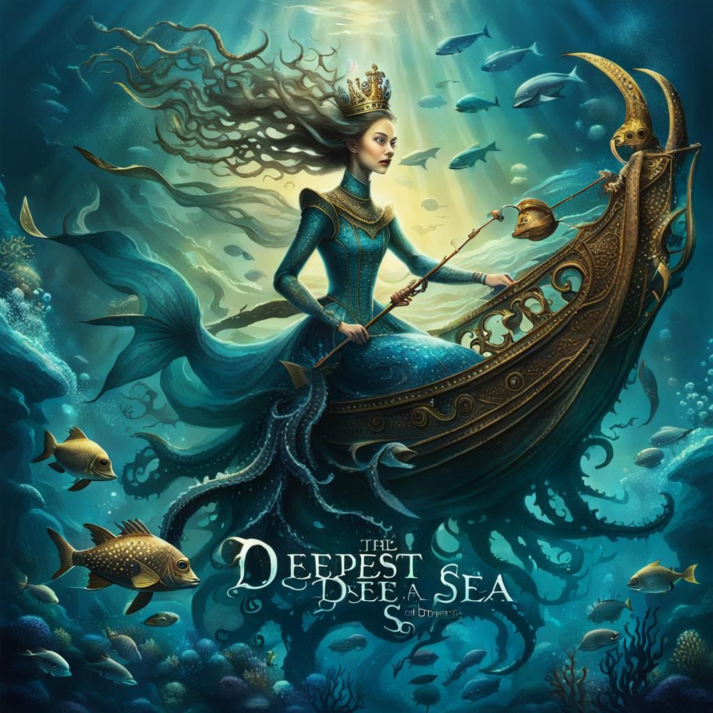 Queen of the Deepest Sea - AI Generated Artwork - NightCafe Creator