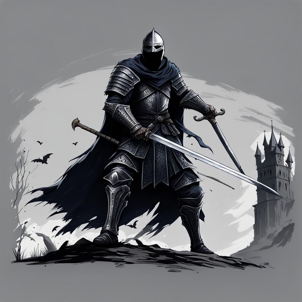 Soulslike Knight - AI Generated Artwork - NightCafe Creator