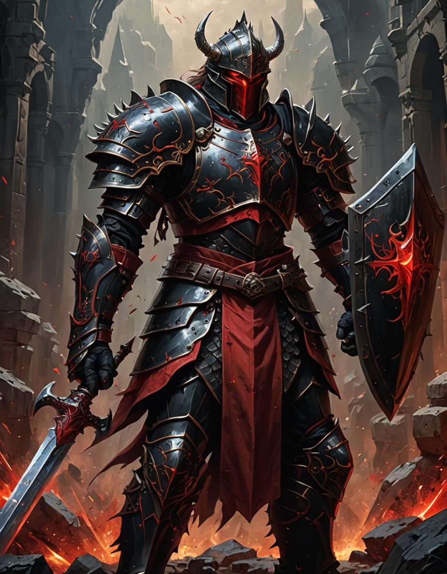 Forge, paladin of dominance - AI Generated Artwork - NightCafe Creator