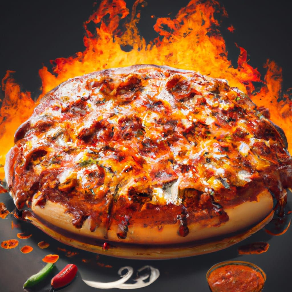 Hi people and I’m back with a pizza volcano, intricately detailed 8K ...