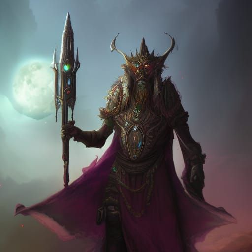 Warlock - AI Generated Artwork - NightCafe Creator