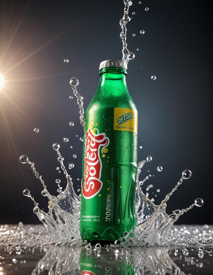 Soda - Sprite , spark plug , fizzy geyser, bubbling Carbonation ...