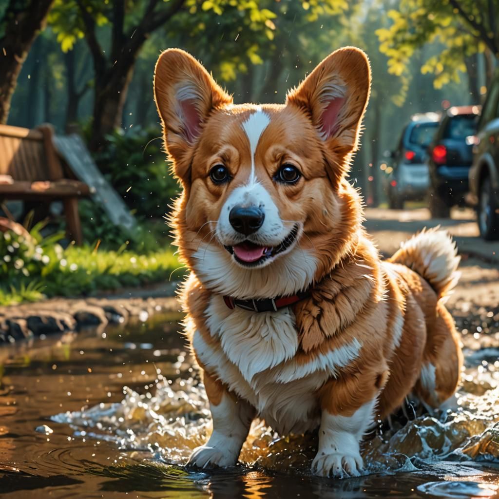 Corgi - AI Generated Artwork - NightCafe Creator