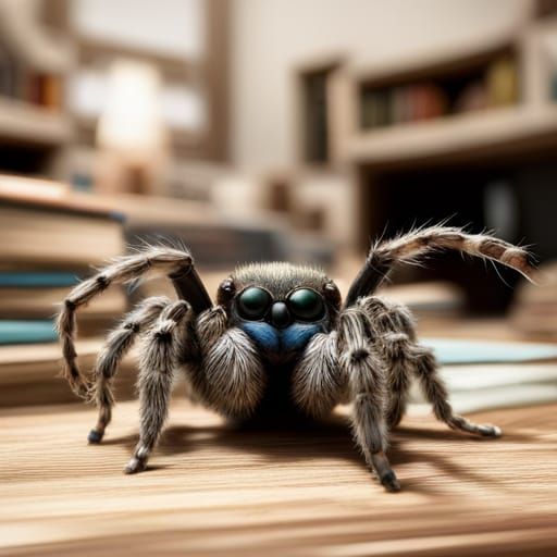 A completely harmless spider - AI Generated Artwork - NightCafe Creator
