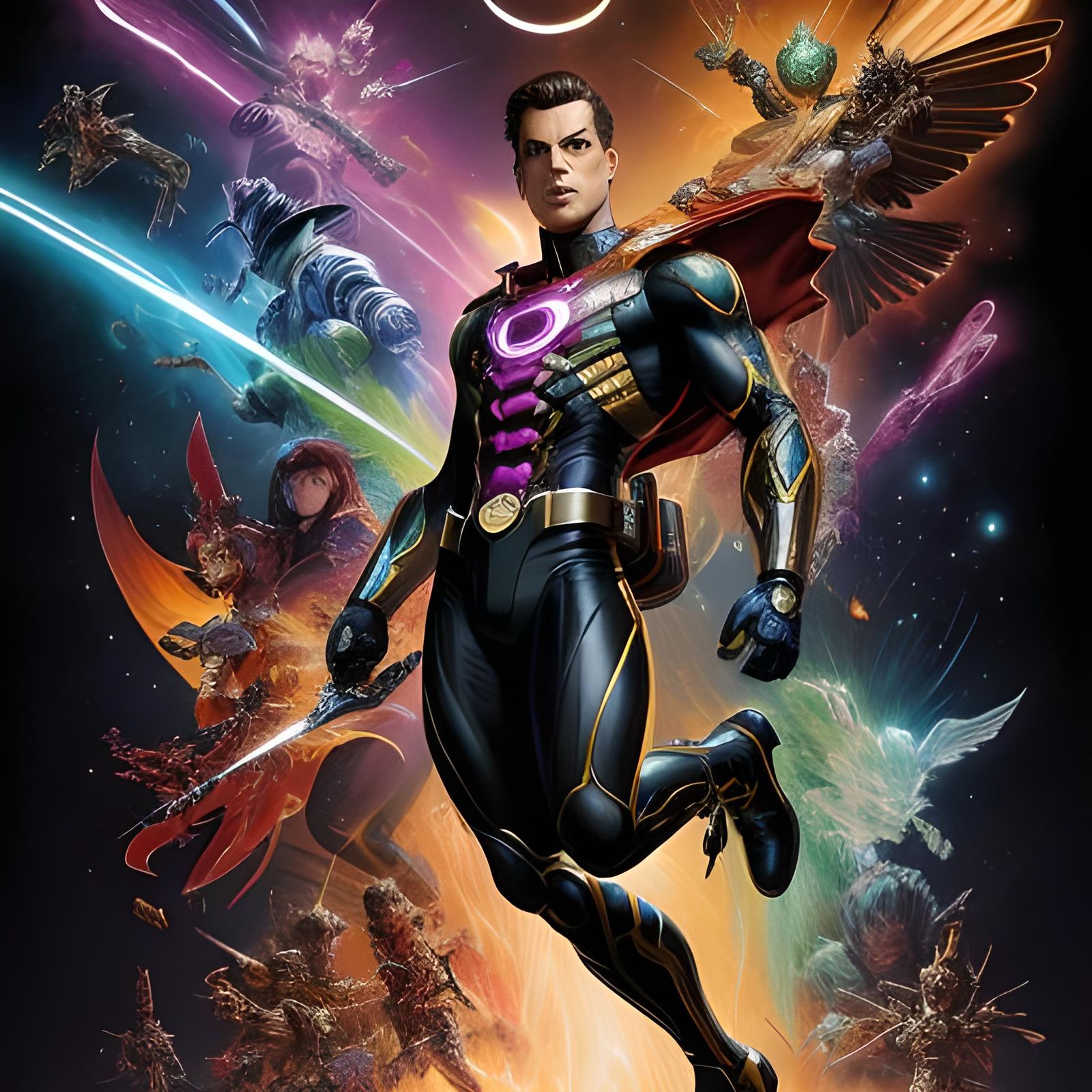 Zordon, The First Ranger - AI Generated Artwork - NightCafe Creator