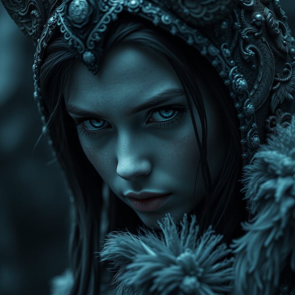Fantasy - Moonlit Elf in Hyperrealistic Splendor