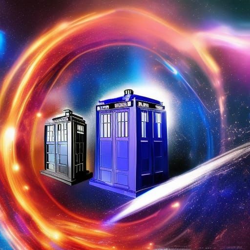 Tardis Time - AI Generated Artwork - NightCafe Creator