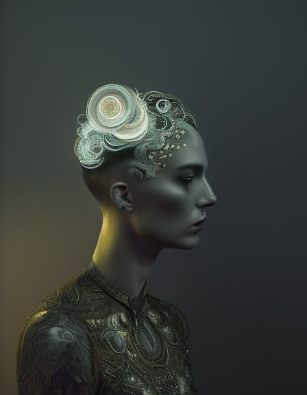 "Lonely androgyn" apparently - AI Generated Artwork - NightCafe Creator