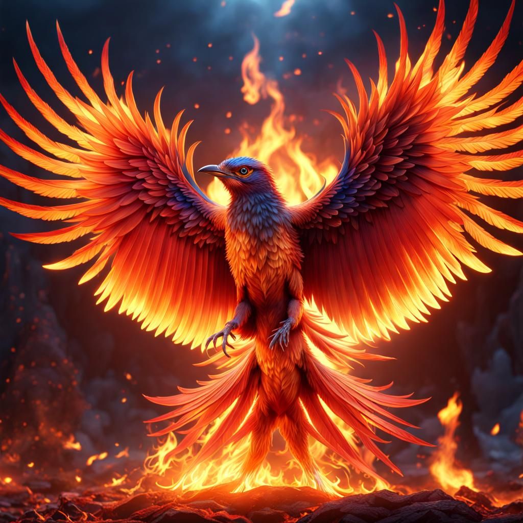 Firebird - AI Generated Artwork - NightCafe Creator