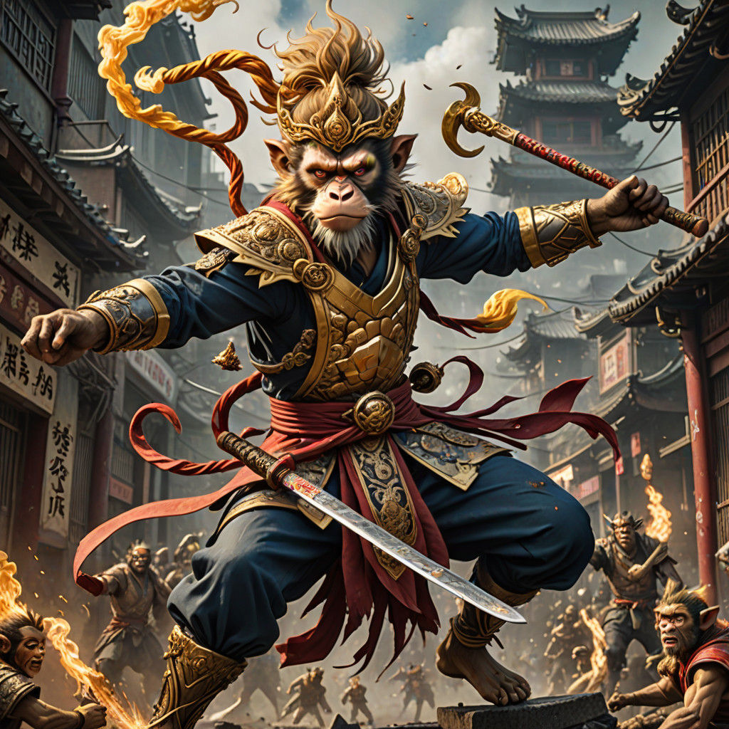 Monkey king - Monkey King in Post-Apocalyptic Tokyo