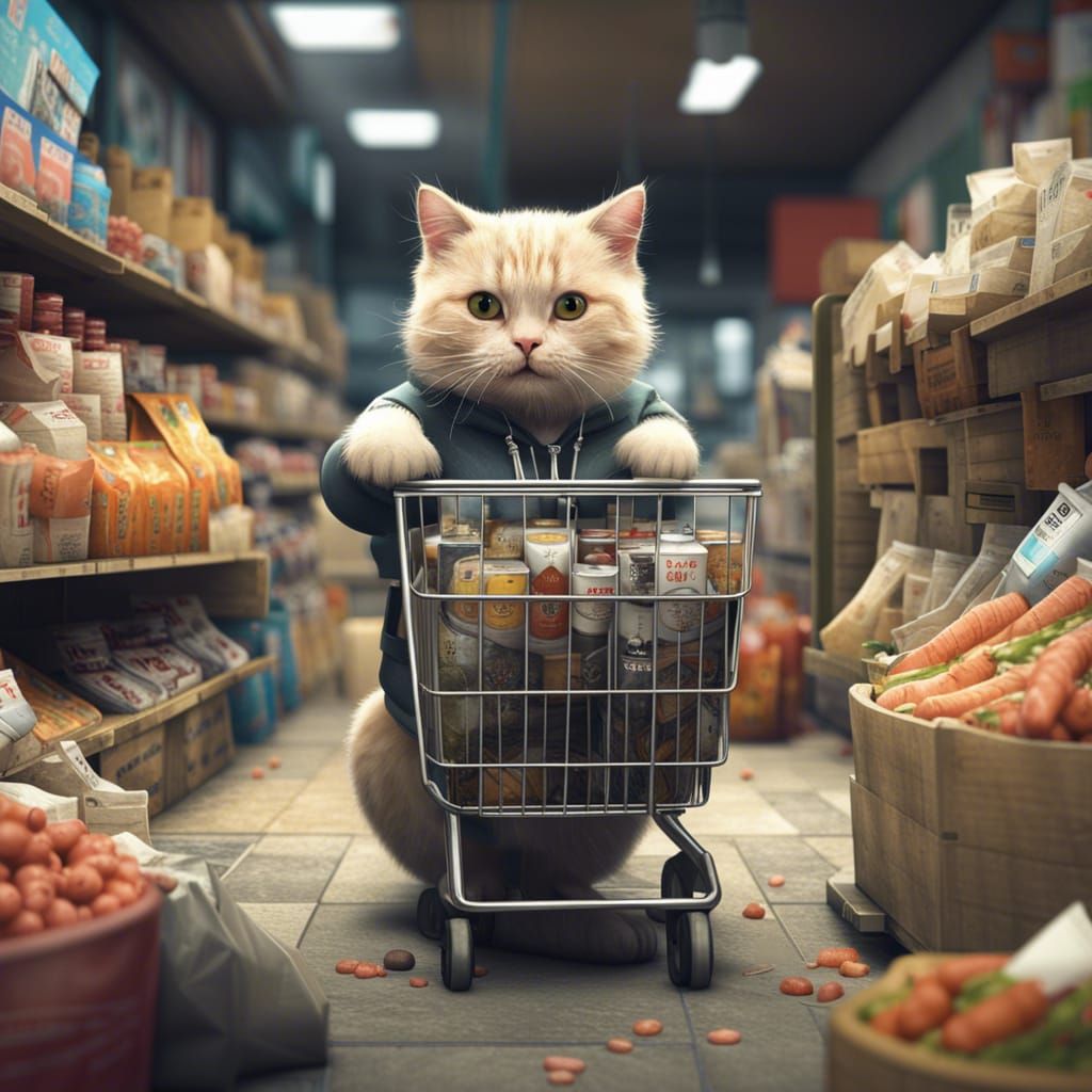 Yeah Cat Food Sale, I love it man!! - AI Generated Artwork - NightCafe ...