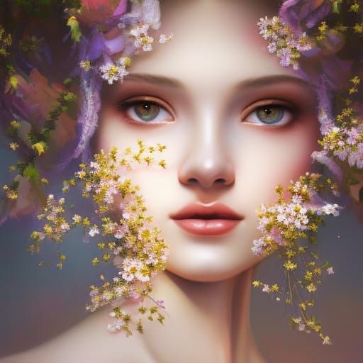 The beauty of the garden - AI Generated Artwork - NightCafe Creator