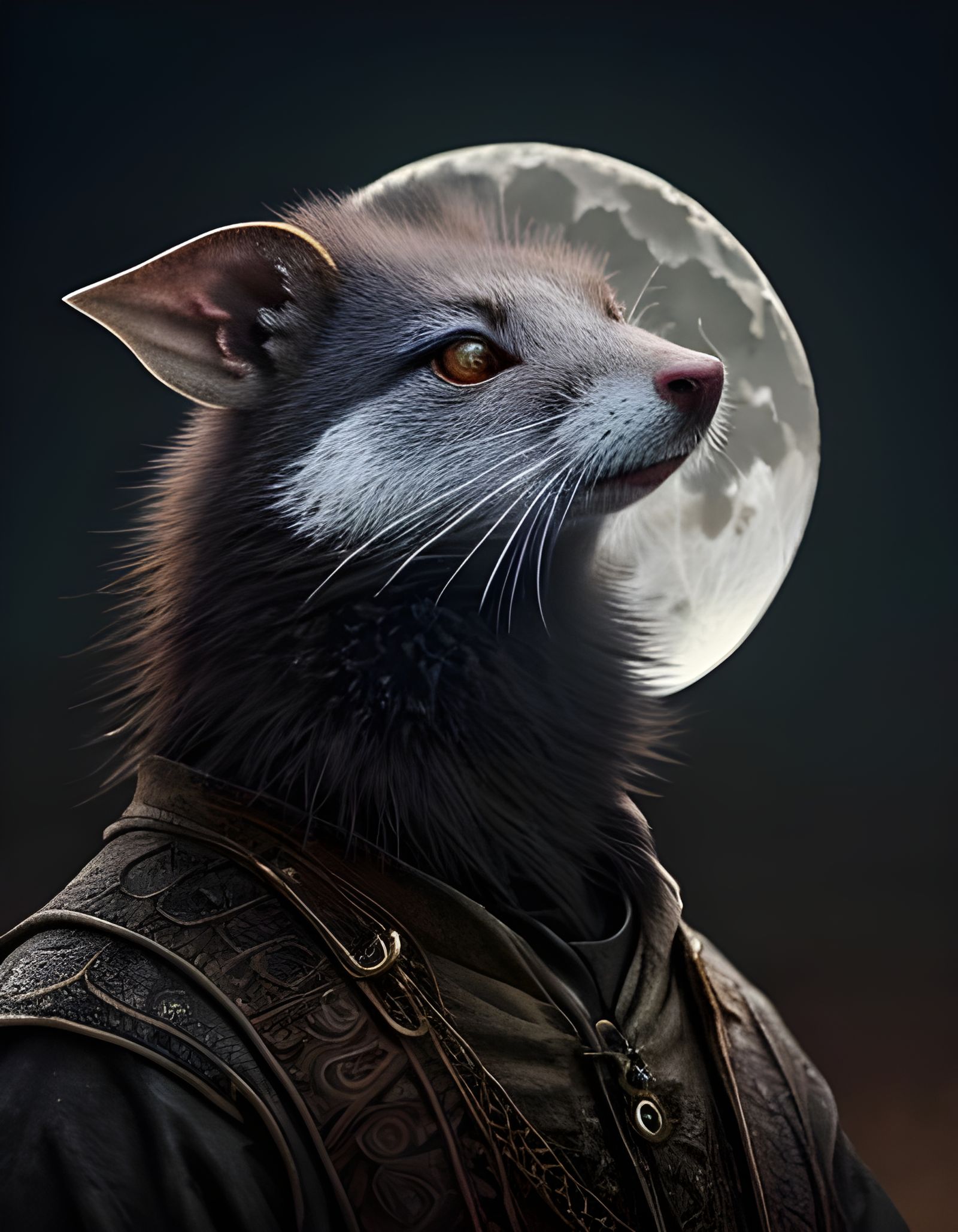 THE MOON COLLECTOR MEERKAT - AI Generated Artwork - NightCafe Creator