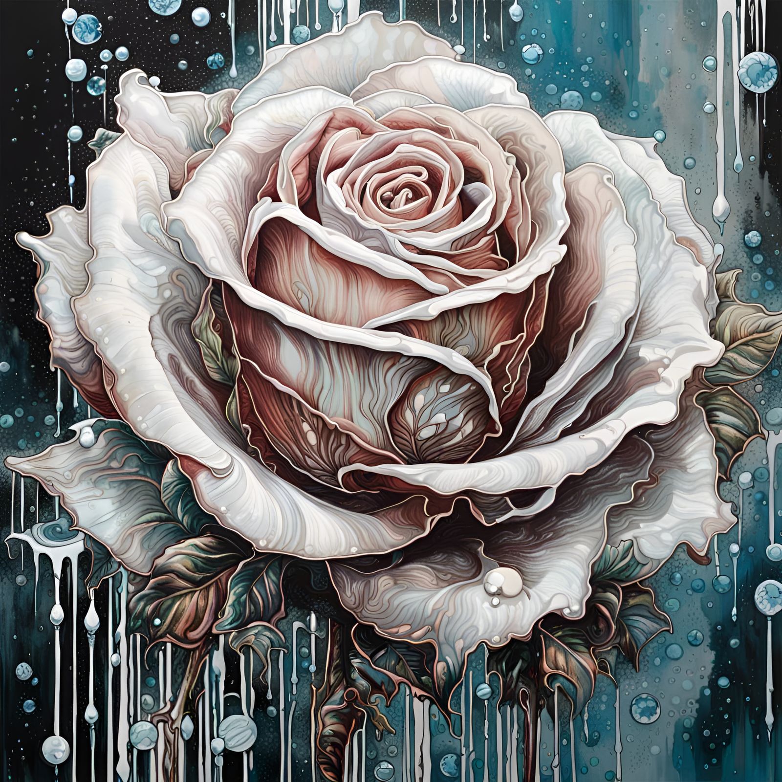 Joy Rose #9, Masterplayer - AI Generated Artwork - NightCafe Creator