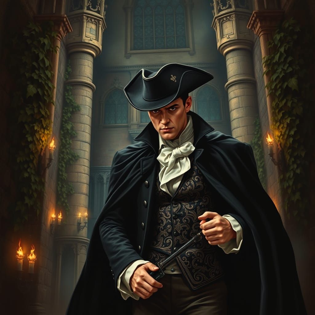 Elegant Spy Infiltrates English Castle in Baroque ... - AI Art