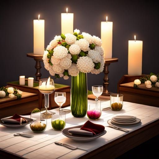 Table for 2 - AI Generated Artwork - NightCafe Creator