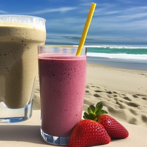 Beach Refreshments - AI Generated Artwork - NightCafe Creator