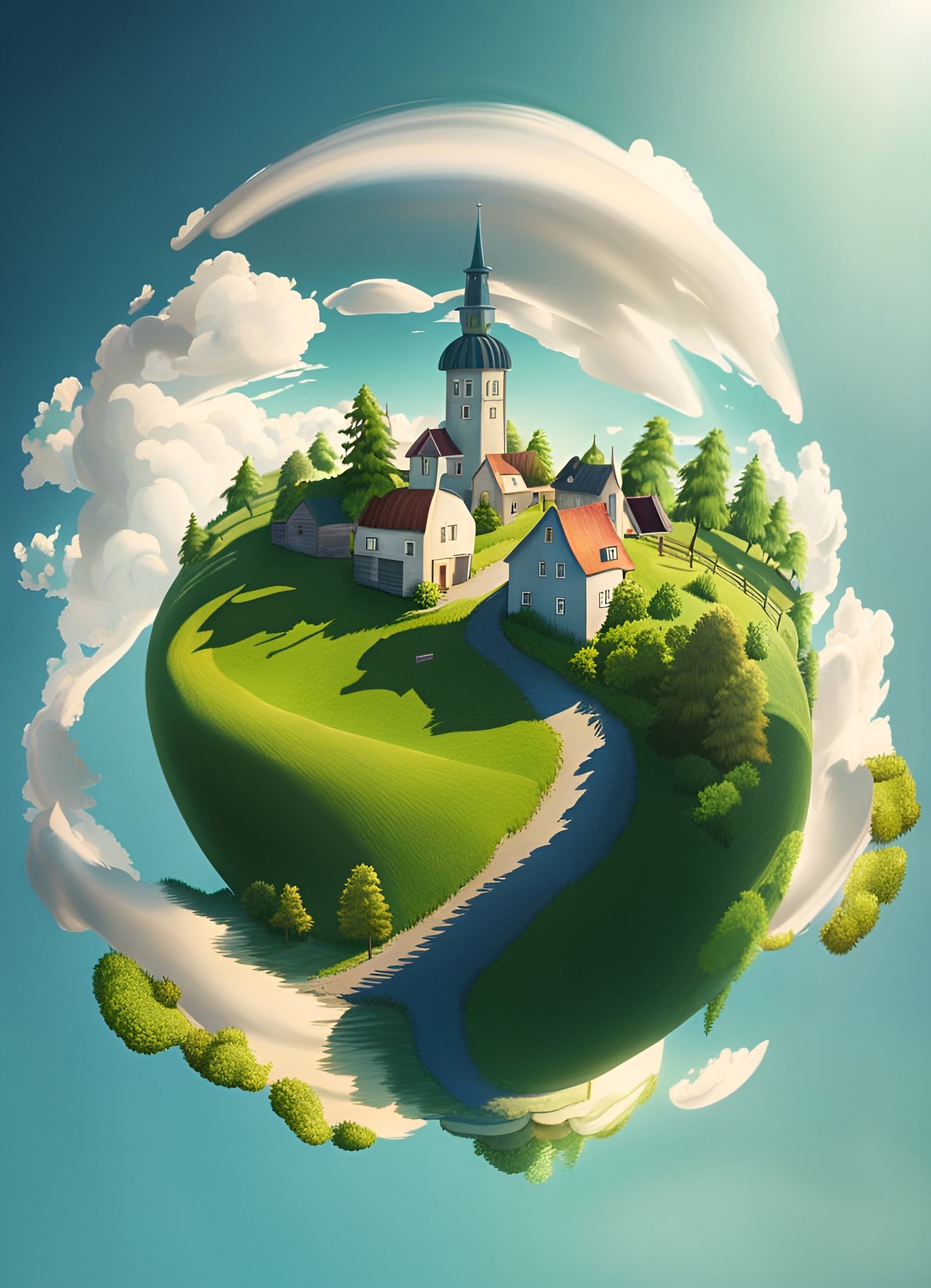 Global Village - AI Generated Artwork - NightCafe Creator