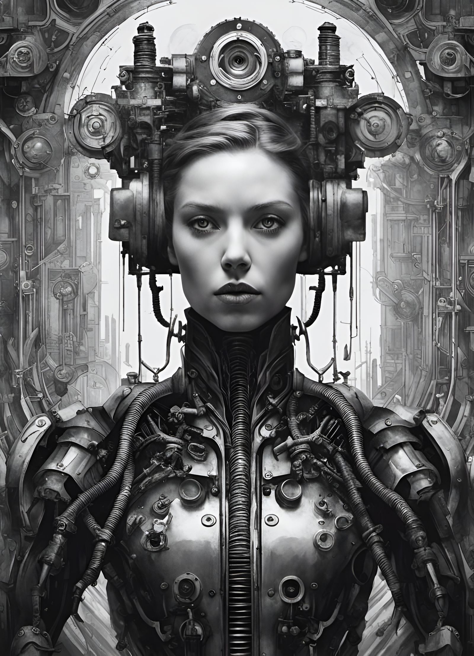 Clockwork Woman - AI Generated Artwork - NightCafe Creator