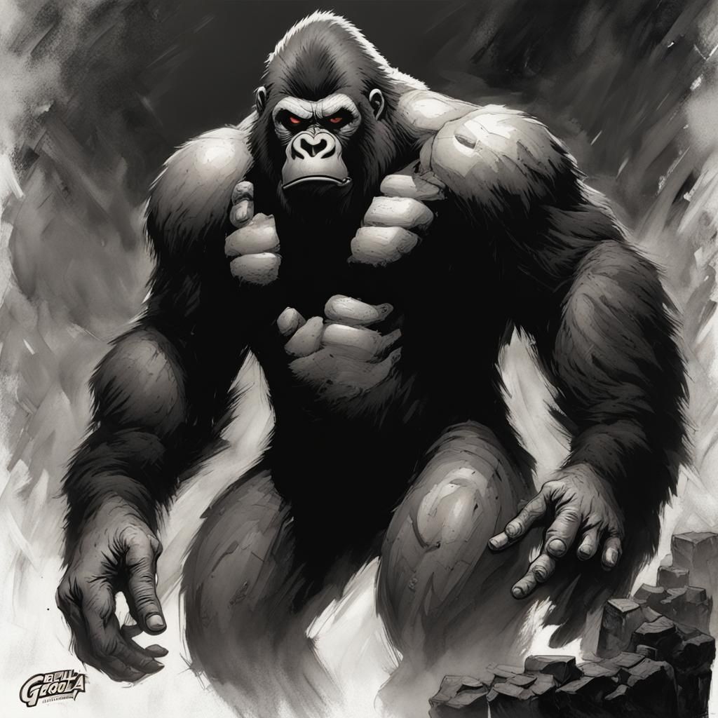 DC Comics Gorilla Grodd - AI Generated Artwork - NightCafe Creator