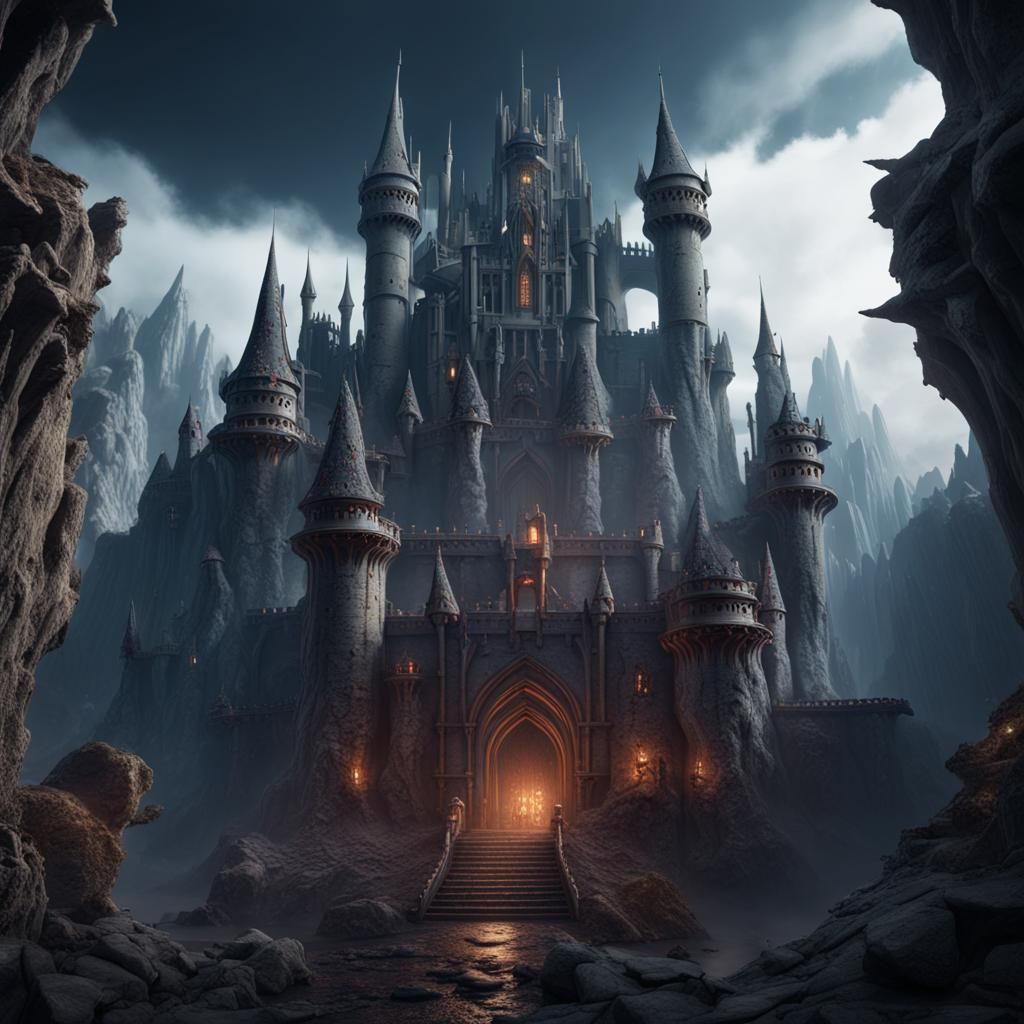 Hade's castle in the Underworld - Hade's castle in the Under...