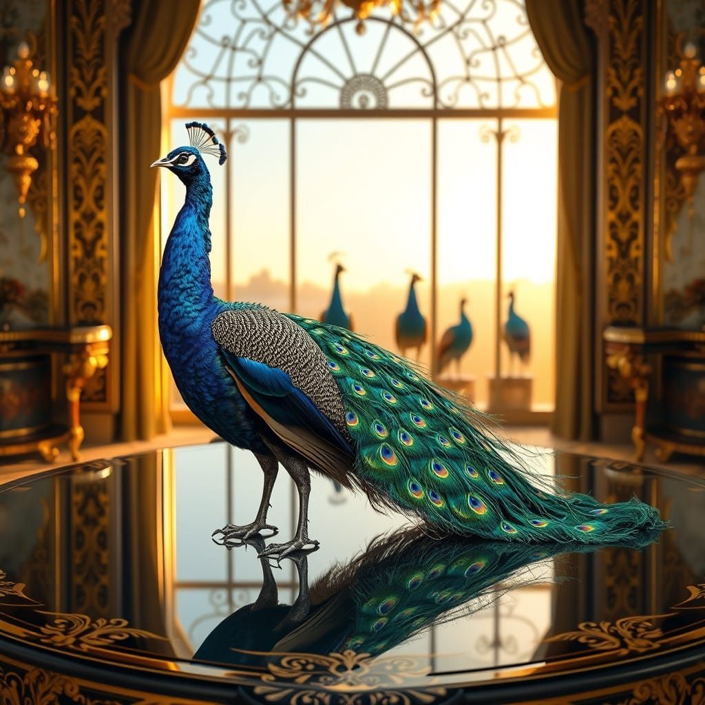 They are lining up outside but I'm Peacocking it in here!🦚