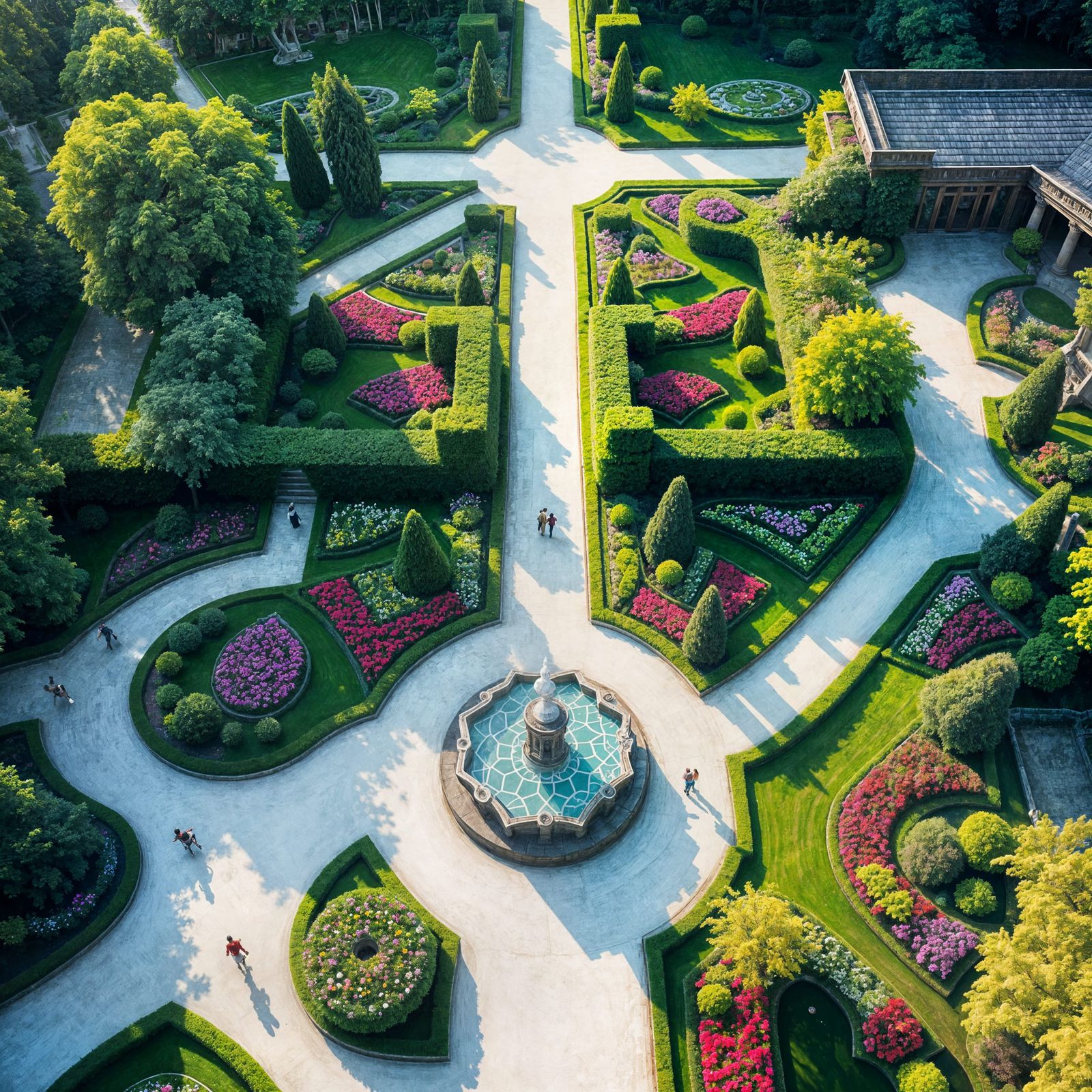 "A breathtaking, high-angle, bird’s-eye view of an expansive and ...