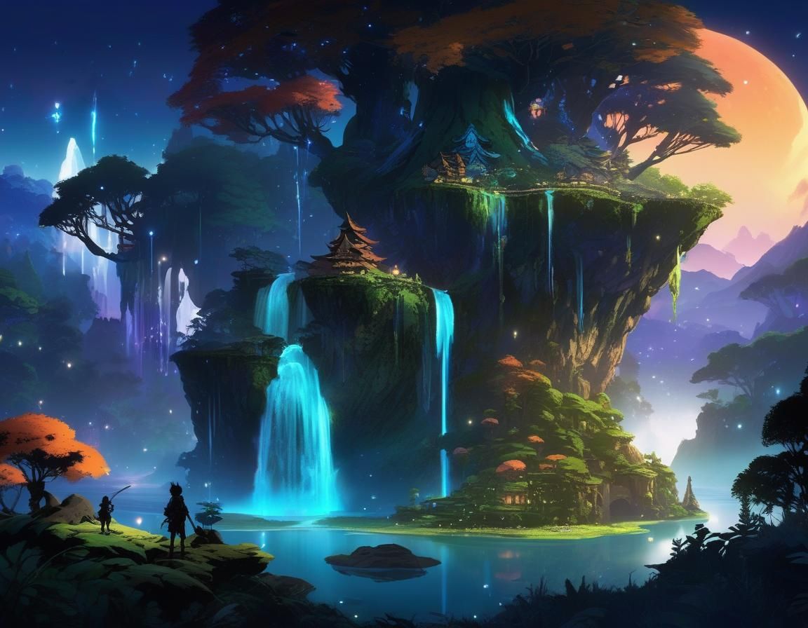 Fantasy World - AI Generated Artwork - NightCafe Creator