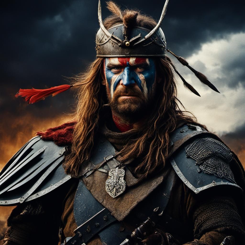 A Scottish warrior - AI Generated Artwork - NightCafe Creator