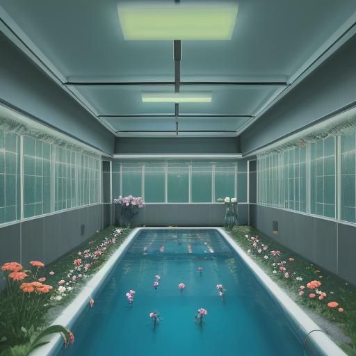 Liminal Pool - AI Generated Artwork - NightCafe Creator