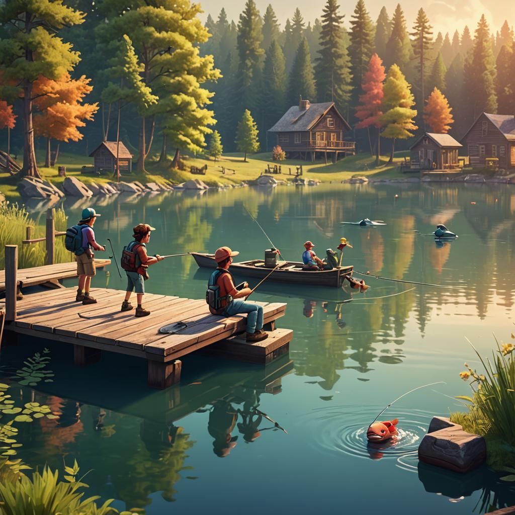 fishing - AI Generated Artwork - NightCafe Creator fishing - AI Generated Artwork - NightCafe Creator