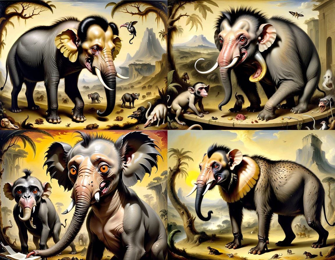 Horrific Mutant Zygote in Lush African Squalor, in... - AI Art