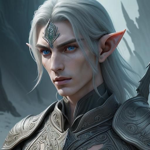 male elf, elder scrolls high elf male - AI Generated Artwork ...