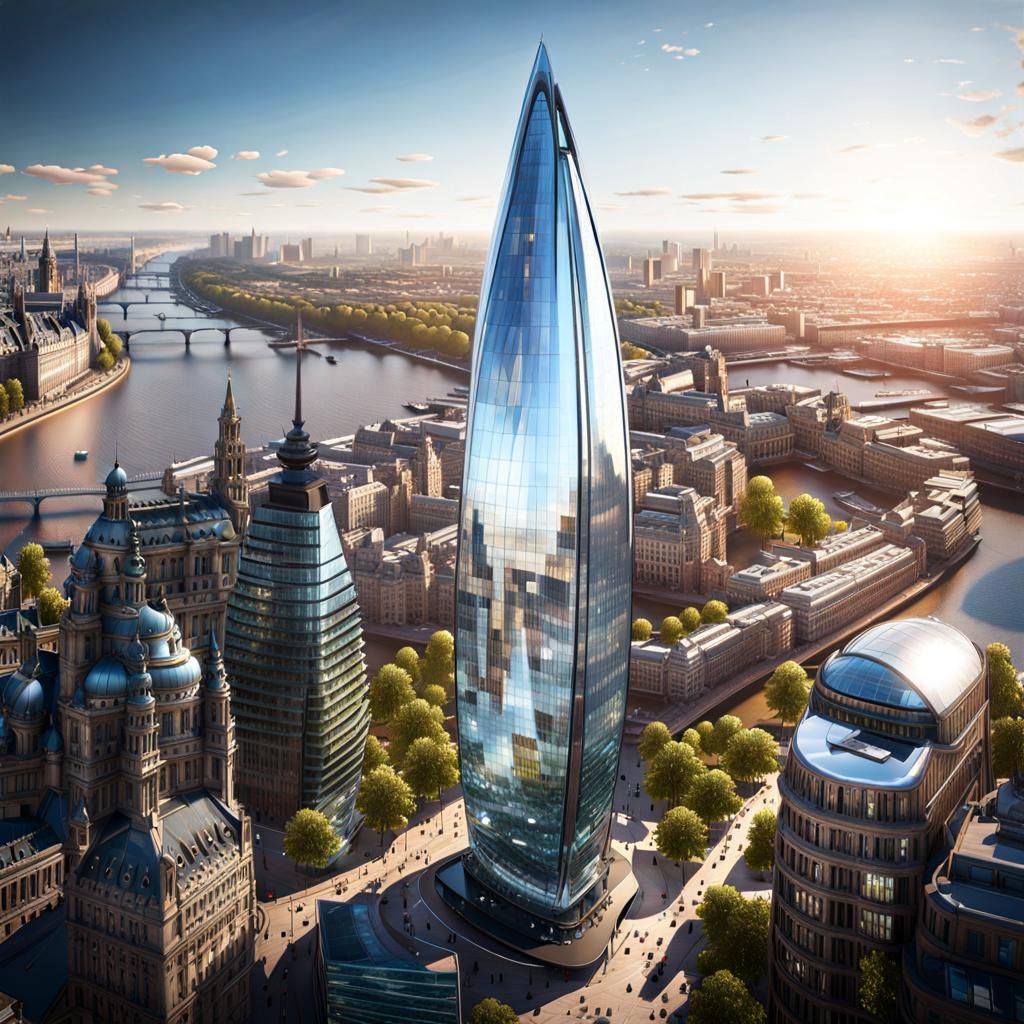 New London Town - AI Generated Artwork - NightCafe Creator