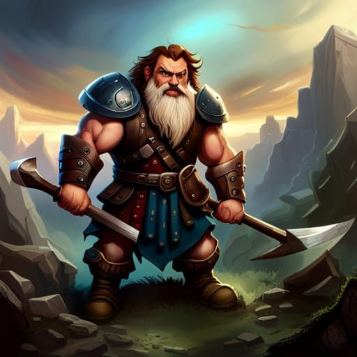 Dwarf #14 - AI Generated Artwork - NightCafe Creator