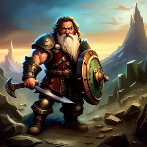 Dwarf #17 - AI Generated Artwork - NightCafe Creator