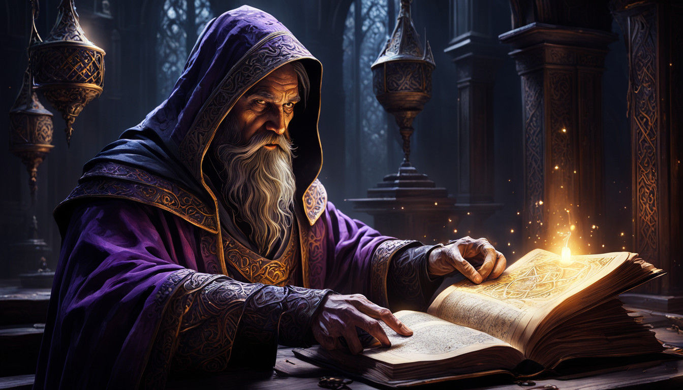 Mystical Wizard Unleashes Ethereal Magic in Hyperr... - AI Art