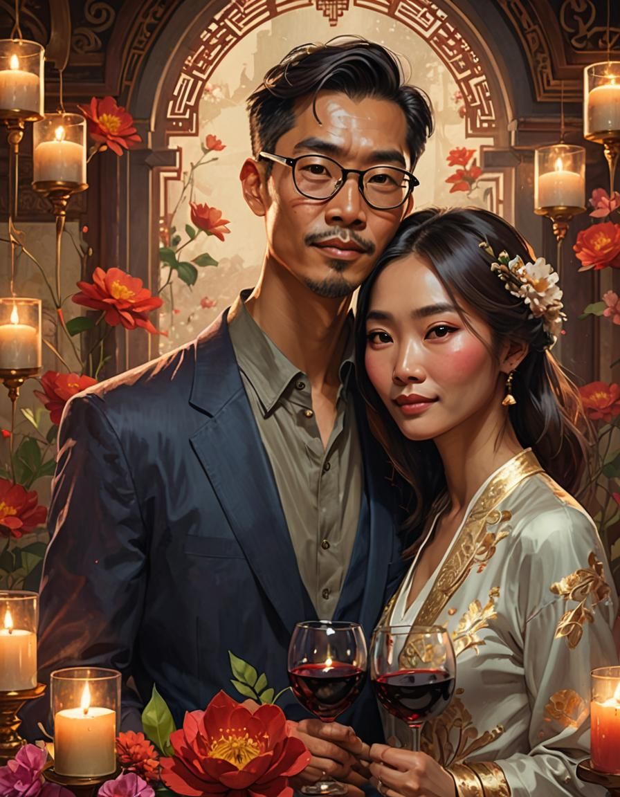 Wedding Anniversary. - AI Generated Artwork - NightCafe Creator