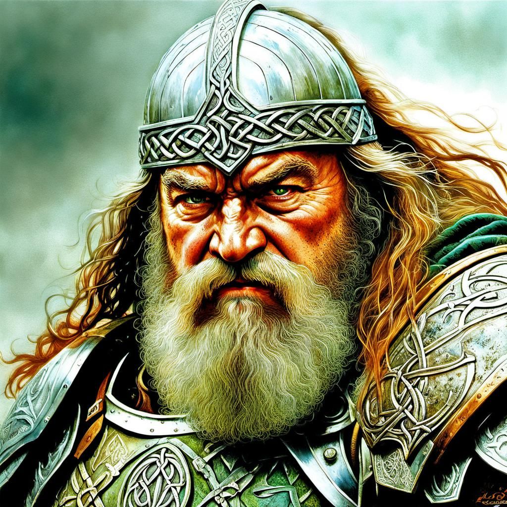 Fantasy portrait, Gimli - AI Generated Artwork - NightCafe Creator