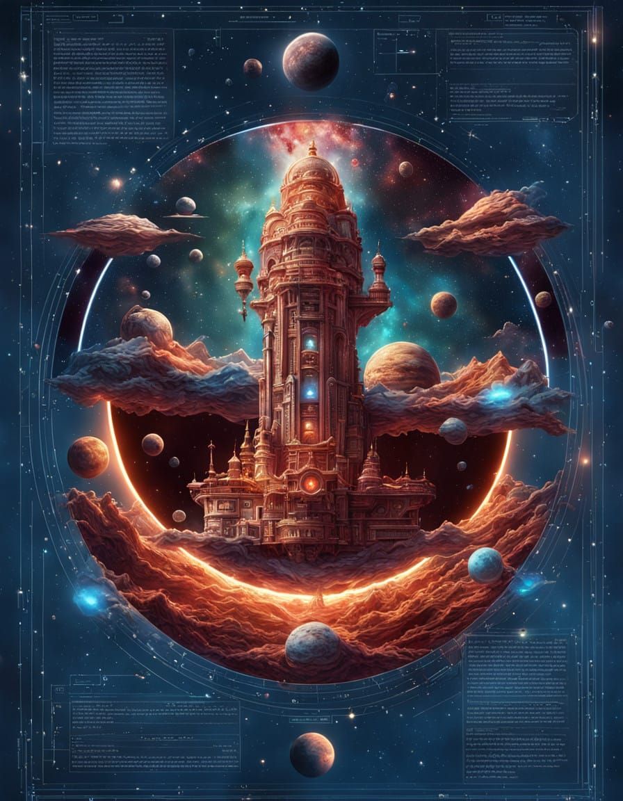 Maps to the Homes of Dreams - Hyperrealistic Cosmic Dreamsca...