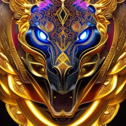 Lion Demon Warrior - AI Generated Artwork - NightCafe Creator