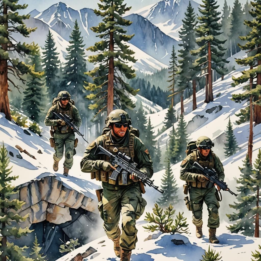 Soldiers - AI Generated Artwork - NightCafe Creator