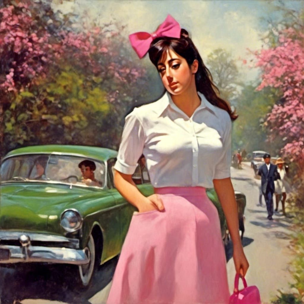 lovely alluring idealized > collared white button-down blouse with pink ...